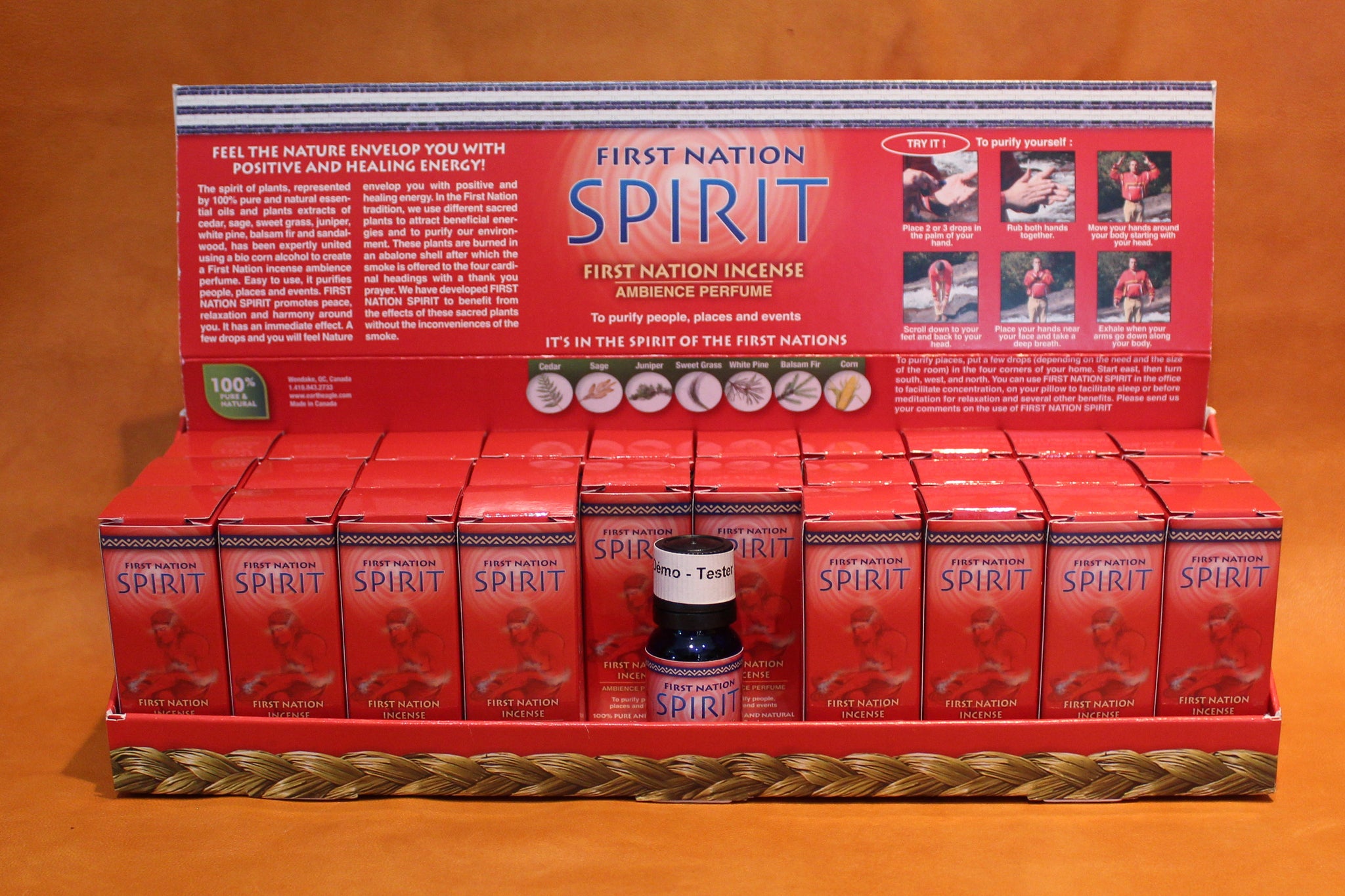 First Nation Spirit Display – Terre de l'Aigle - Earth Eagle