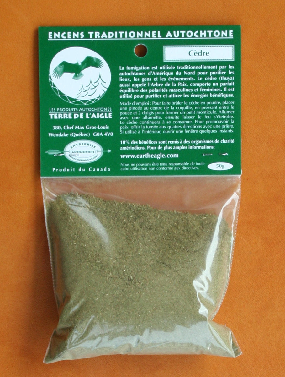 Canadian Cedar powder (thuya occidentalis) – Terre de l'Aigle - Earth Eagle